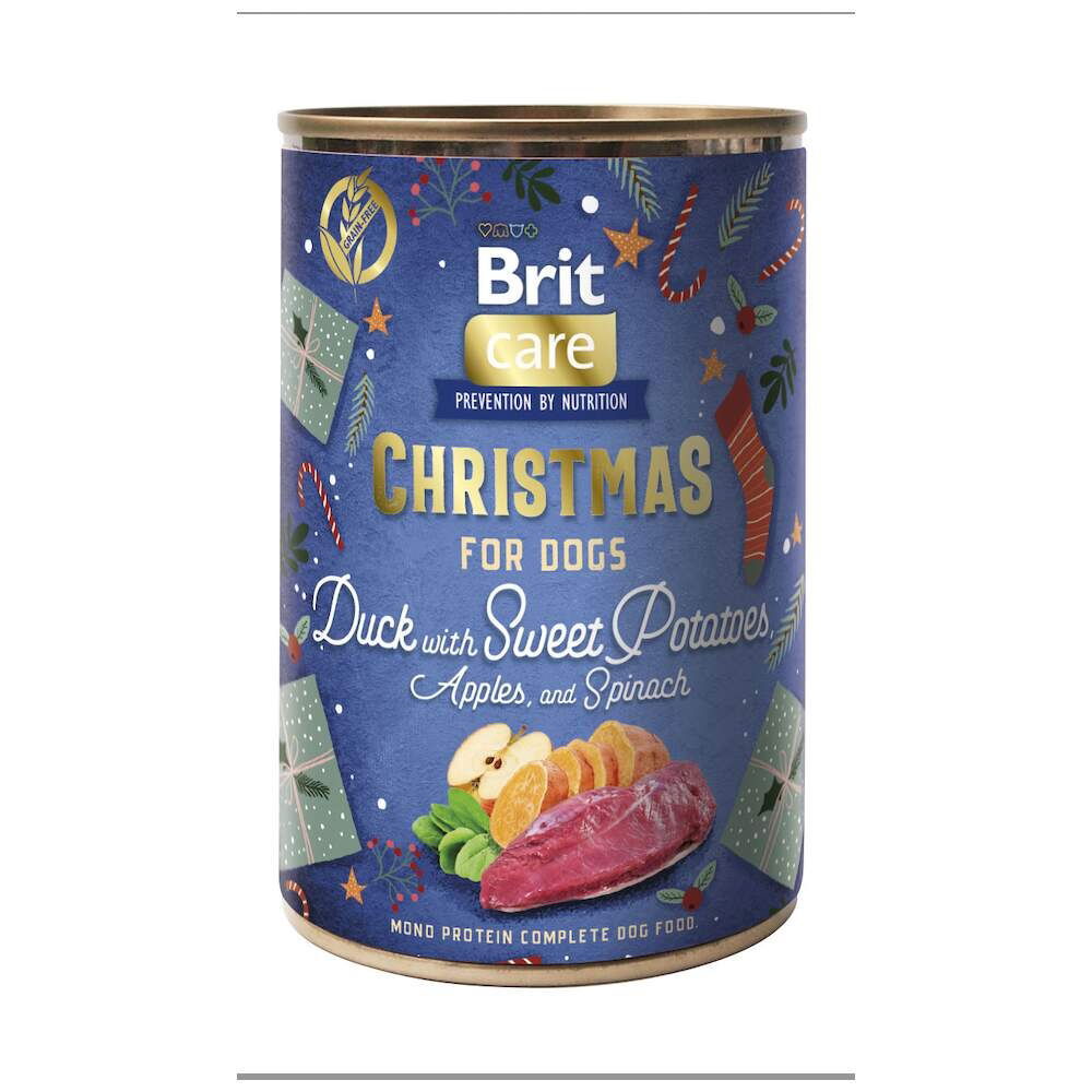 Kjøp Brit Care Dog Adult Christmas Monoprotein Duck 400 g på nett hos VetZoo